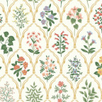 Rifle Paper Co. Hawthorne Floral Bouquet Wallpaper | The Company Store