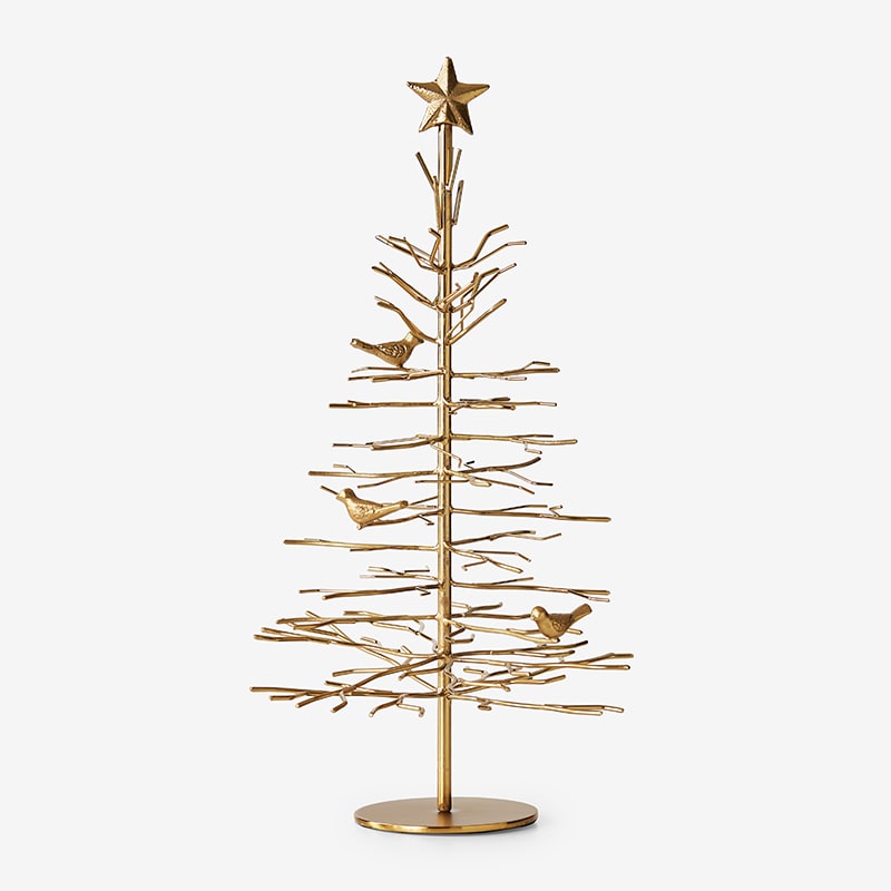 Metal Holiday Bird Tabletop Tree | The Company Store