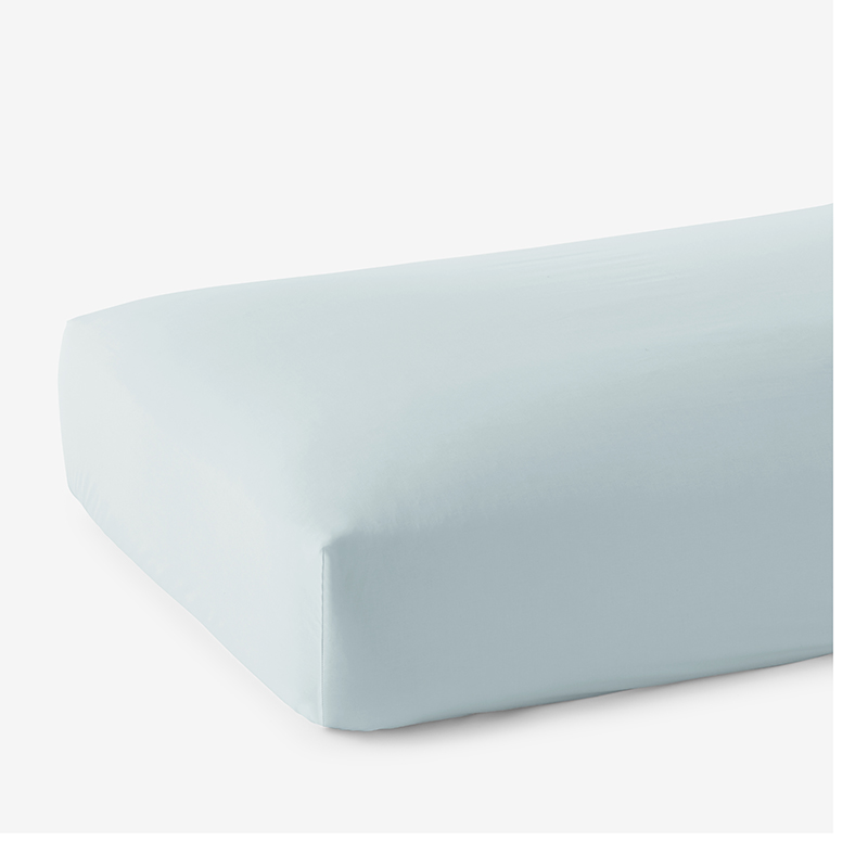 600-Thread Count Egyptian Cotton Sateen Fitted Sheet | The Company Store