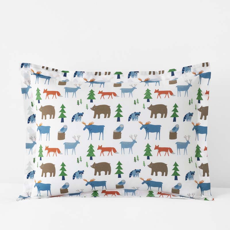 Company Kids™ Forest Friends Percale Sham | The Company Store
