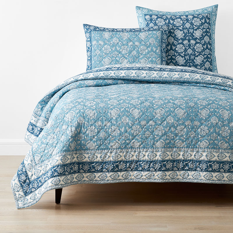 Genevive Jacobean Floral Cotton Quilt | The Company Store