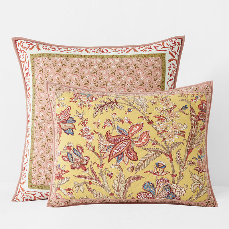 Kamalei Palampore Floral Quilted Sham