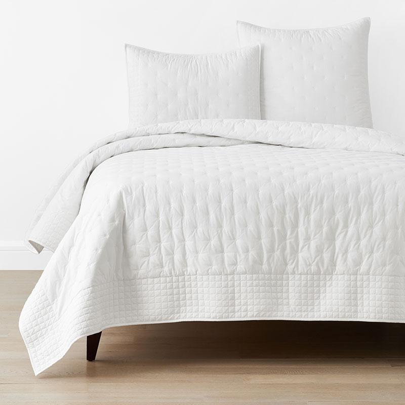 Pintuck Tufted Cotton Quilt | The Company Store