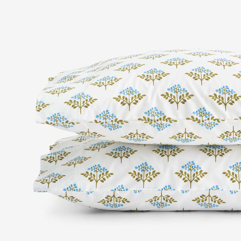 Idril Cotton Percale Pillowcase Set | The Company Store