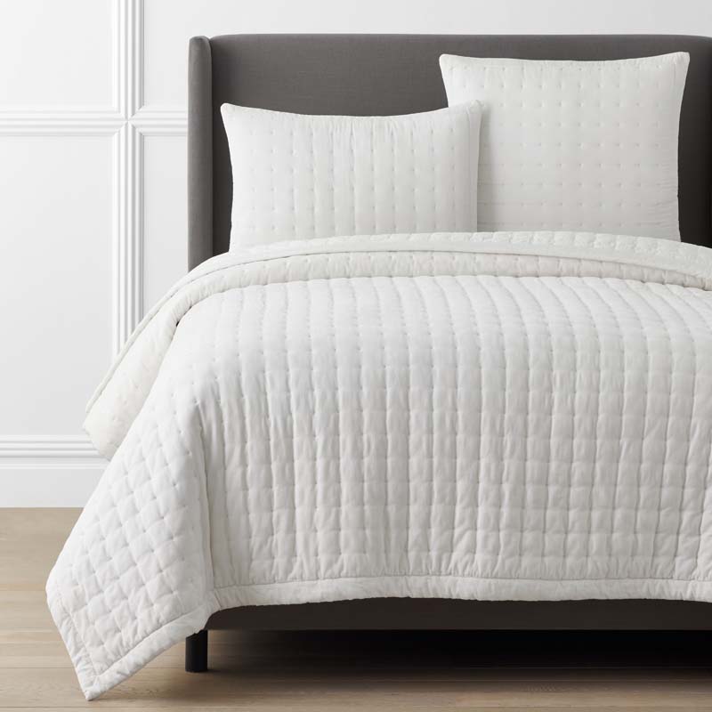 Tufted Stitch Cotton Velvet Quilt | The Company Store