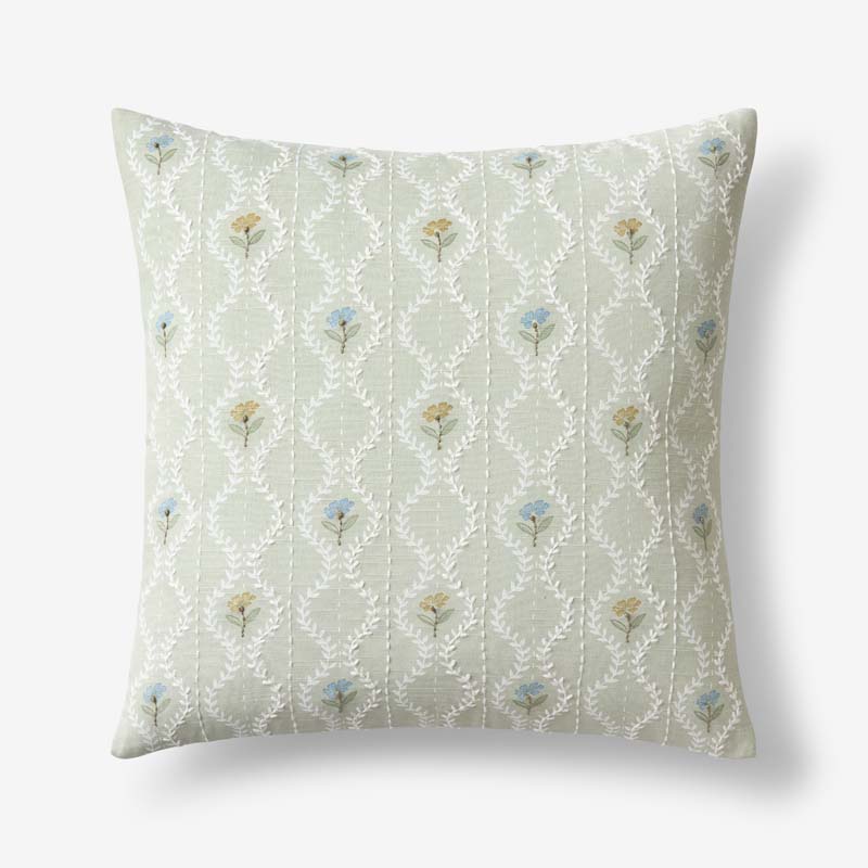 Tira Mini Floral Cotton Pillow Cover | The Company Store