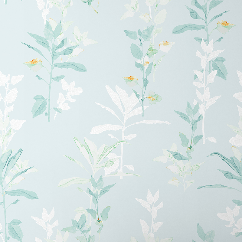 The Company Store Wallpaper Swatch In Blue/teal/turquoise | ModeSens