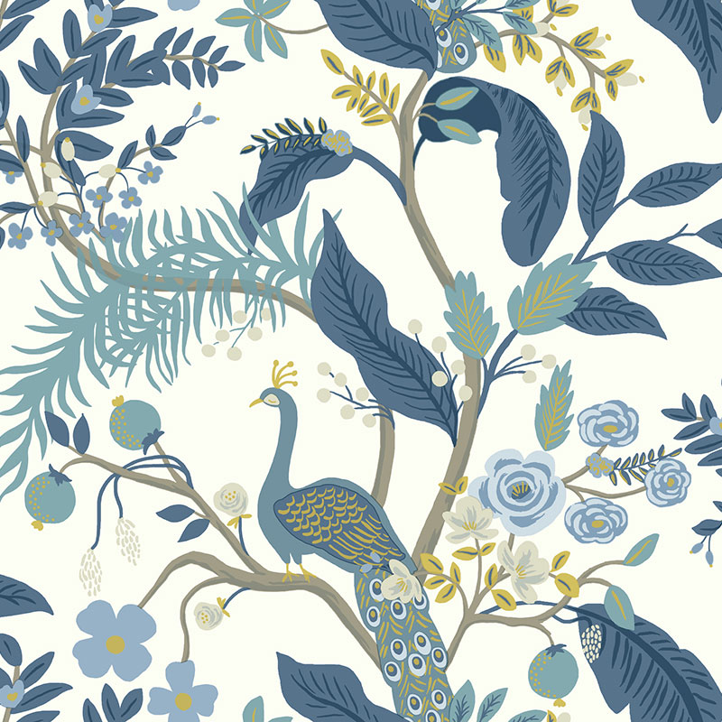 Rifle Paper Co. Peacock Chinoiserie Wallpaper