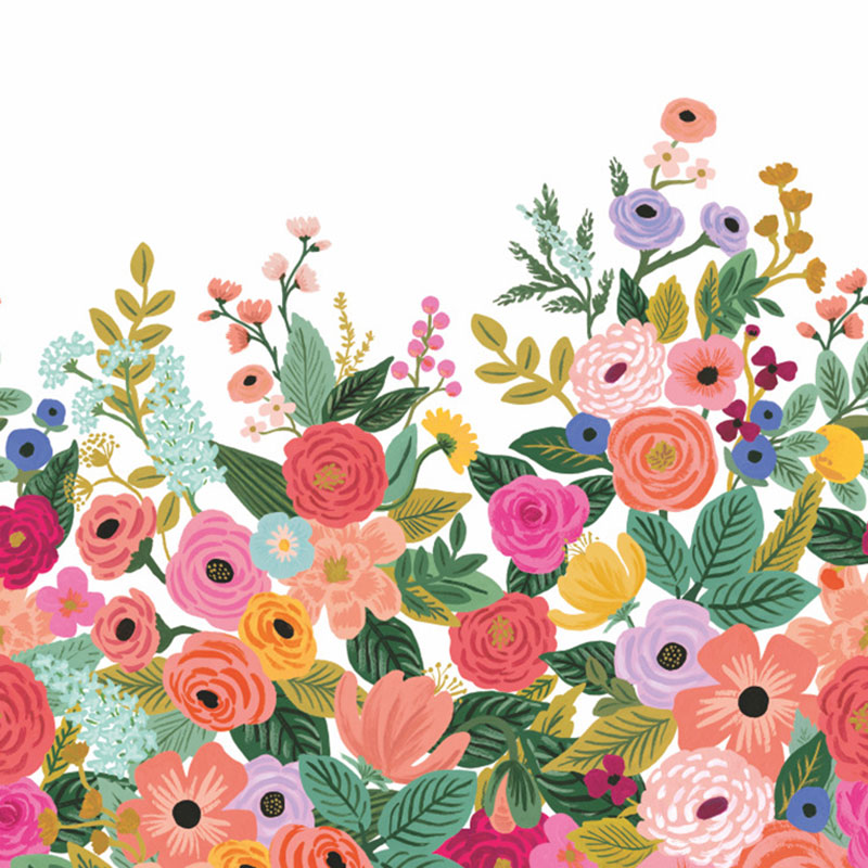 Rifle Paper Co. Garden Party Floral Wall Mural | The Company Store
