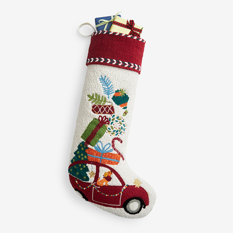 Embroidered Holiday Stocking | The Company Store