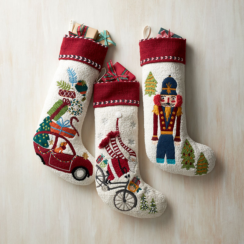 Embroidered Holiday Stocking | The Company Store