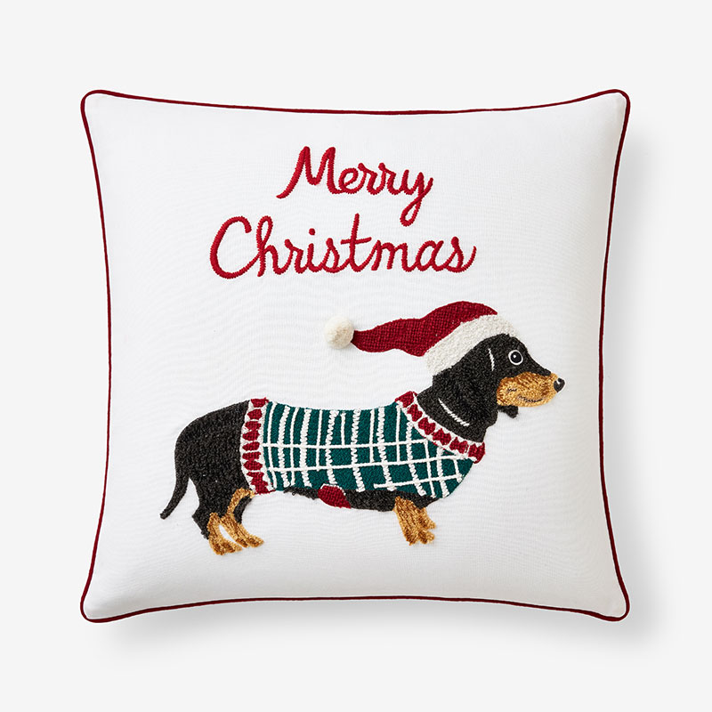 Decorative Embroidered Dog Pillow Covers | The Company Store