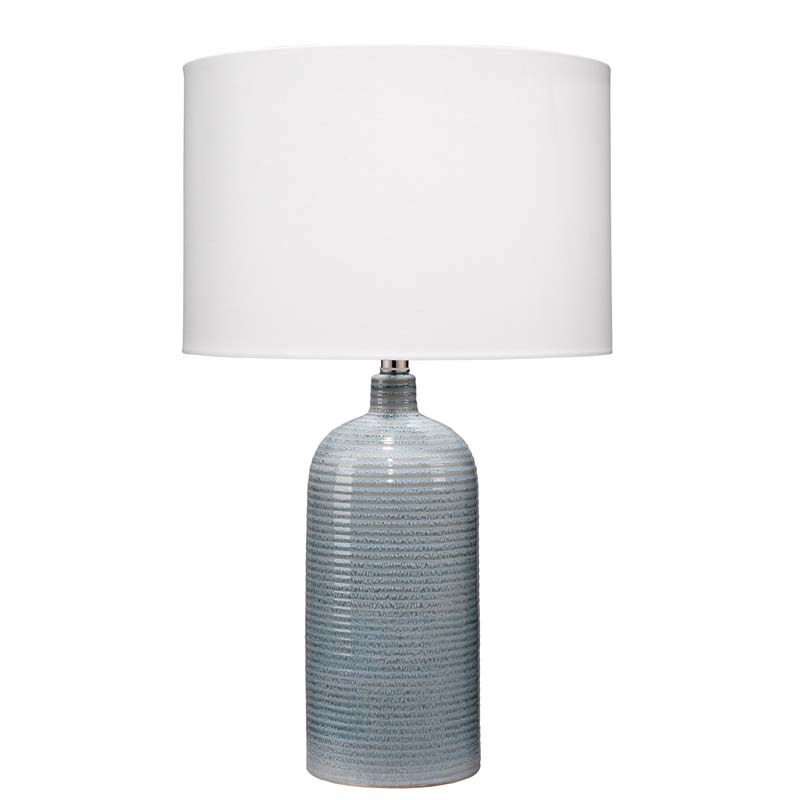 Handmade Ridged Glazed Ceramic Table Lamp | The Company Store