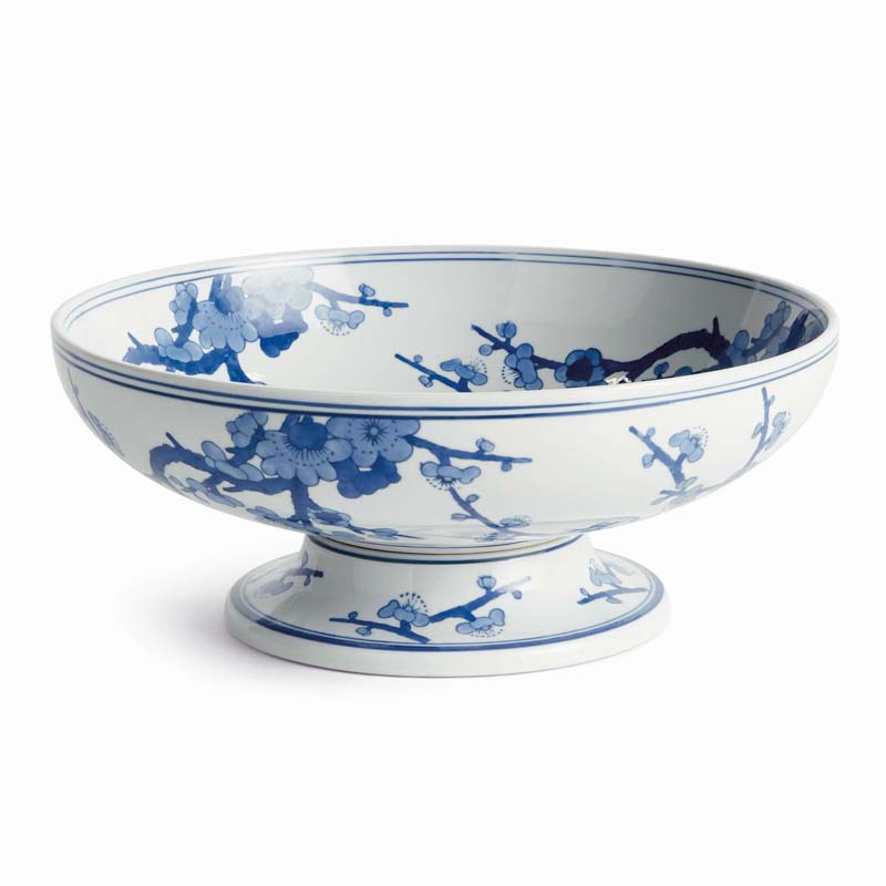 Handpainted Chinoiserie Footed Decor Bowl | The Company Store